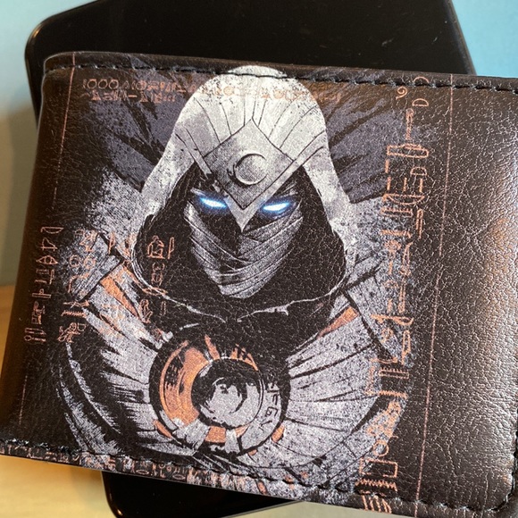 Moon Knight | Bags | Moon Knight Bifold Vegan Wallet | Poshmark